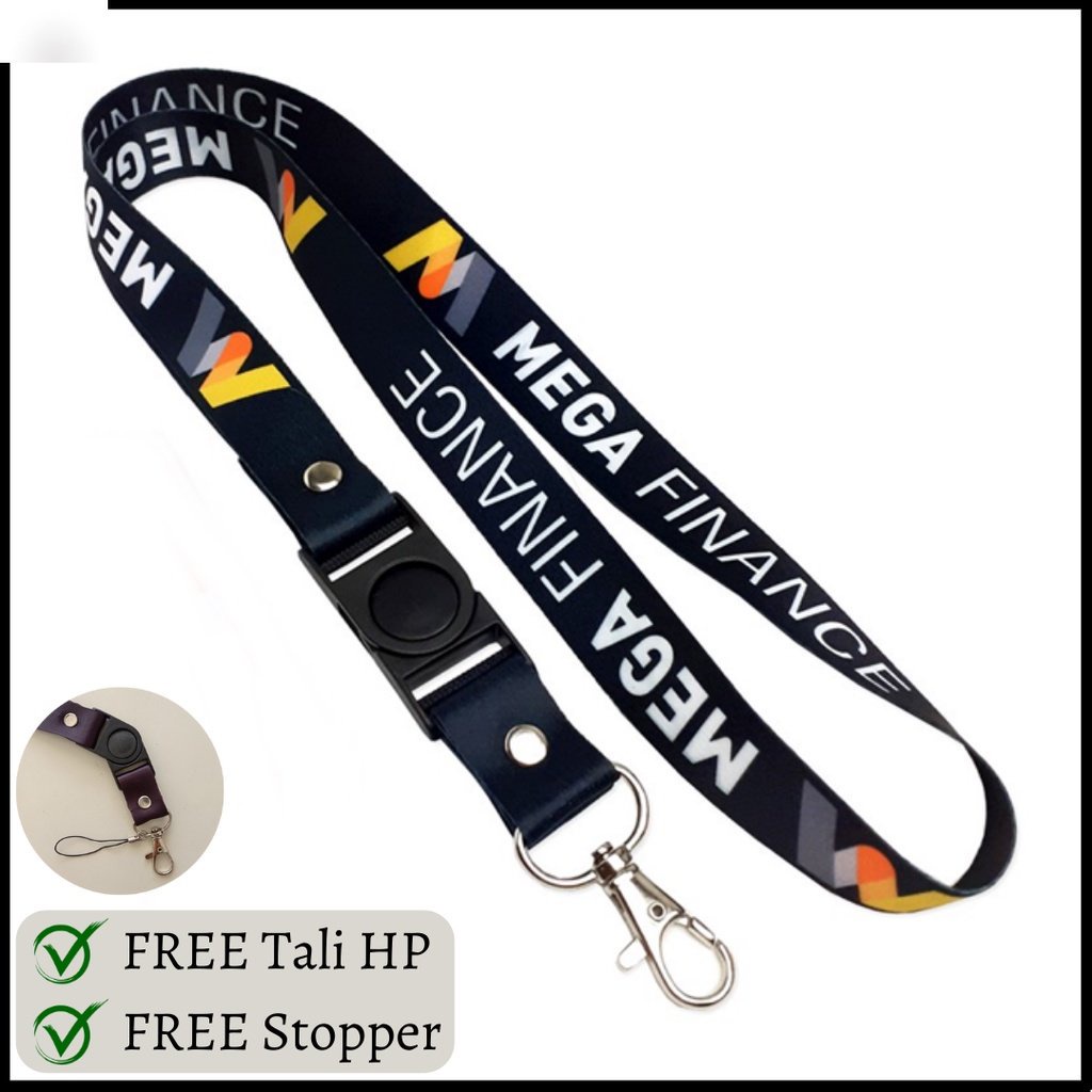 Jual Tali Lanyard Custom MEGA / Custom Lanyard Tali Name Tag | Shopee ...