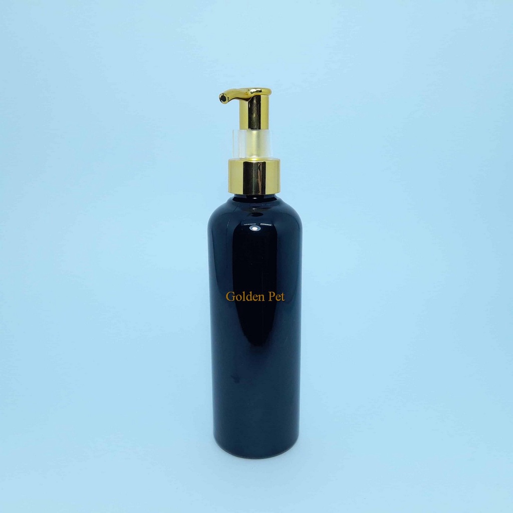 Jual Botol Pet 250 Ml Br Hitam Pump Lotion Stick Chrome / Botol Plastik ...
