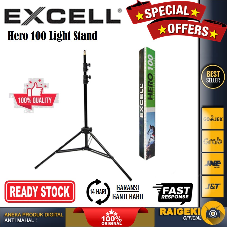 Jual Excell Hero 100 Light Stand | Shopee Indonesia