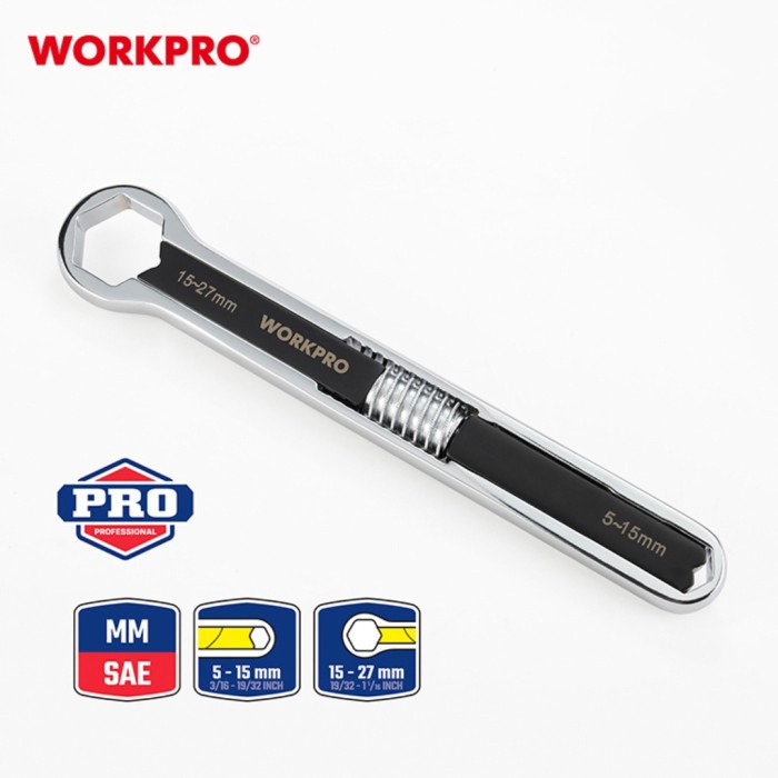 Jual WORKPRO WP272016 Universal Wrench 527mm METRIC & SAE | Shopee Indonesia