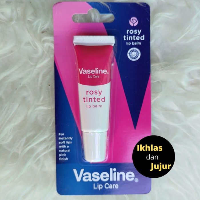 Jual Vaseline Lip Balm Care Rosy Tinted 10 Gram | Shopee Indonesia