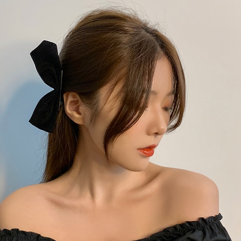 Jual Town shell - Jichu Bow Hair Clip / Jepitan Klip | Shopee Indonesia