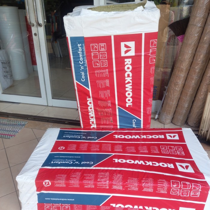 Jual Busa Potongan rockwool/ Peredam suara D 60kg tebal 5cm/60 x 60x5cm ...