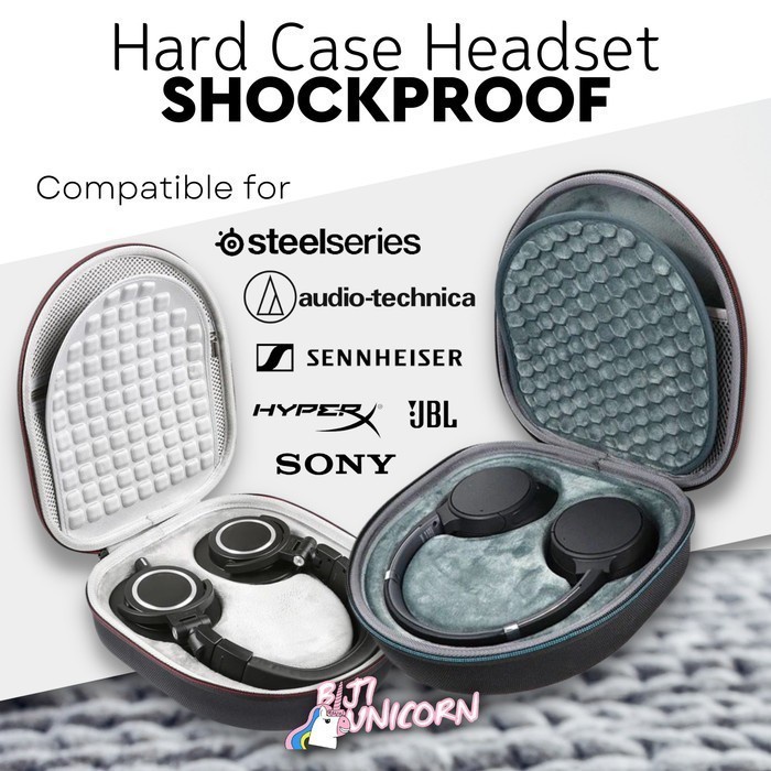 Jual Headset Case Hardcase Sony Headphone Pouch Hard Case Razer ...