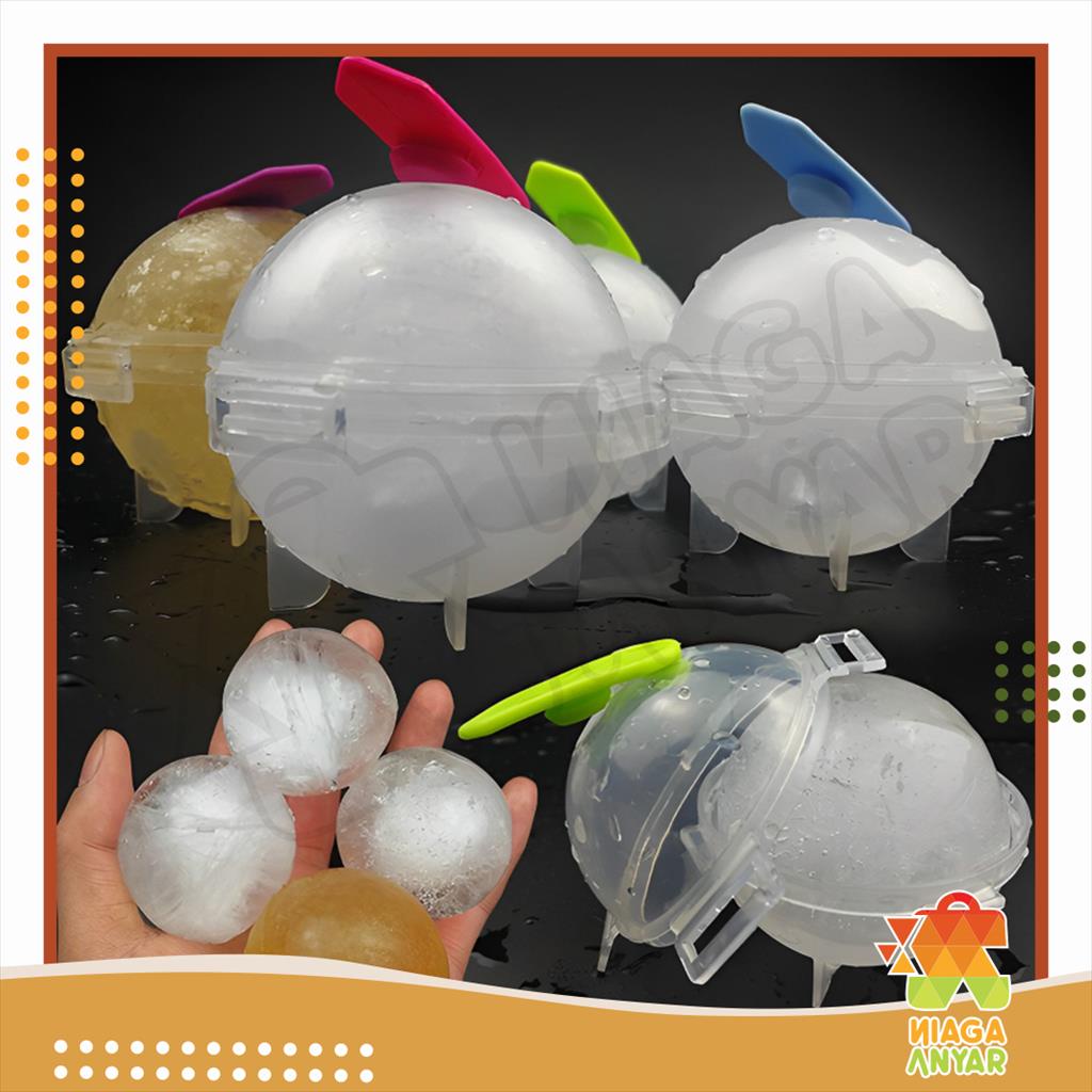 Jual NAS Cetakan Es Batu Model Bulat Jumbo 5cm / Tempat Cetak Puding ...