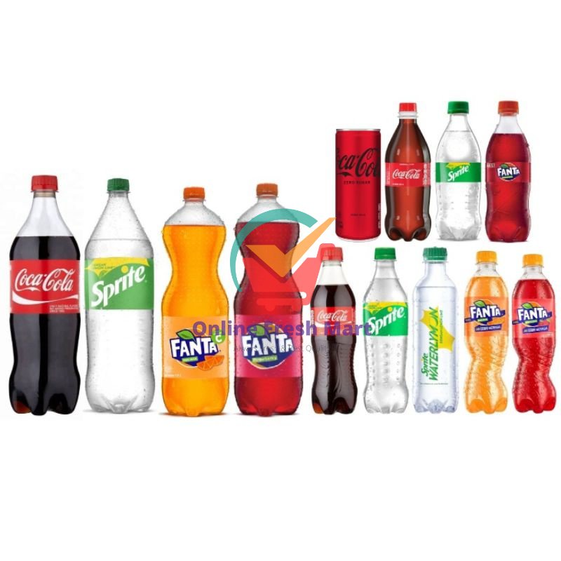 Jual (kirim instant) Coca-Cola Sprite Fanta minuman bersoda besar kecil ...