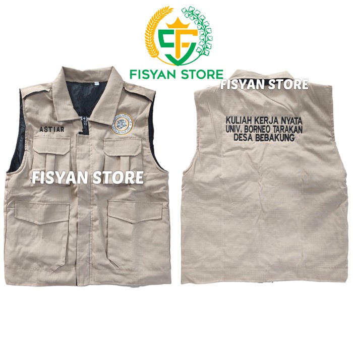 Jual Rompi KKN | Rompi PKL | Rompi Kegiatan Lapangan | Rompi Lapangan ...