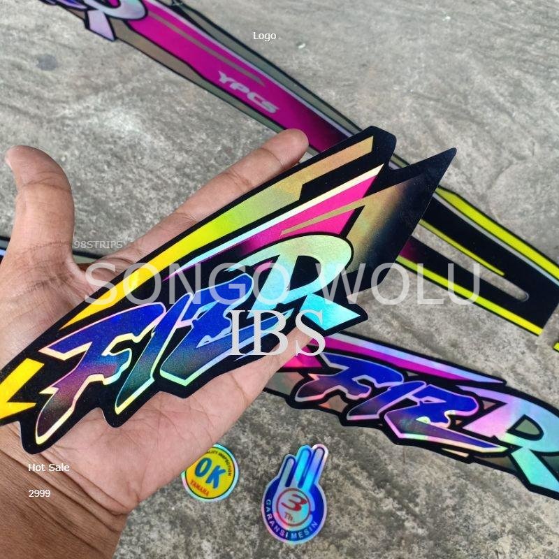 Jual STRIPING VARIASI FIZR 1997 1998 HITAM FIZ R HOLOGRAM POLET ...
