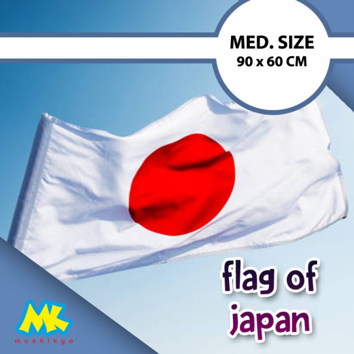 Jual EDD Bendera Jepang / Hinomaru Japan Flag - Medium | Shopee Indonesia
