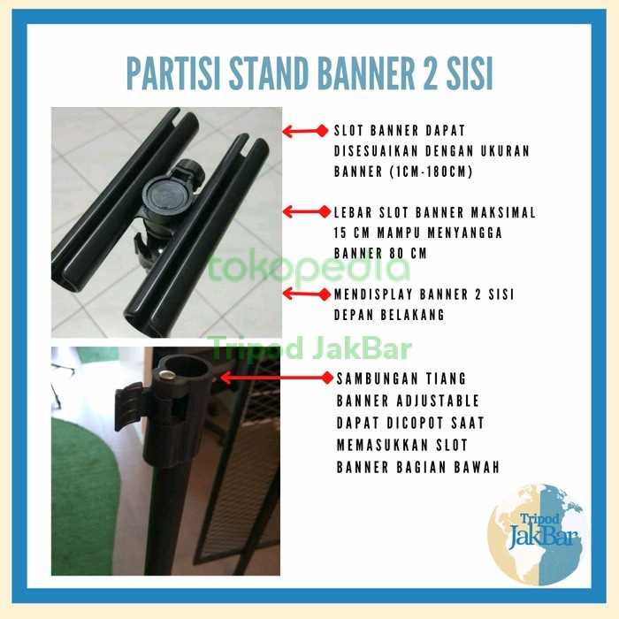Jual Tr Stand Banner Display / Tiang iklan untuk Banner dan Poster ...