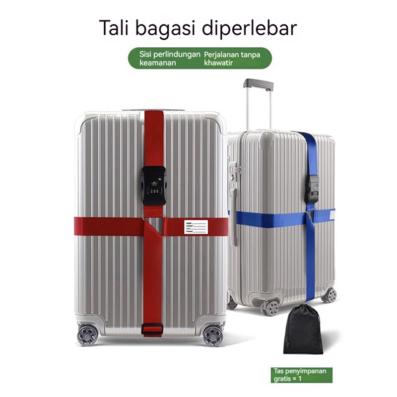 Jual MOMODA Tali Koper Silang GandaDengan/BELT CROSS LOCK TSA ...