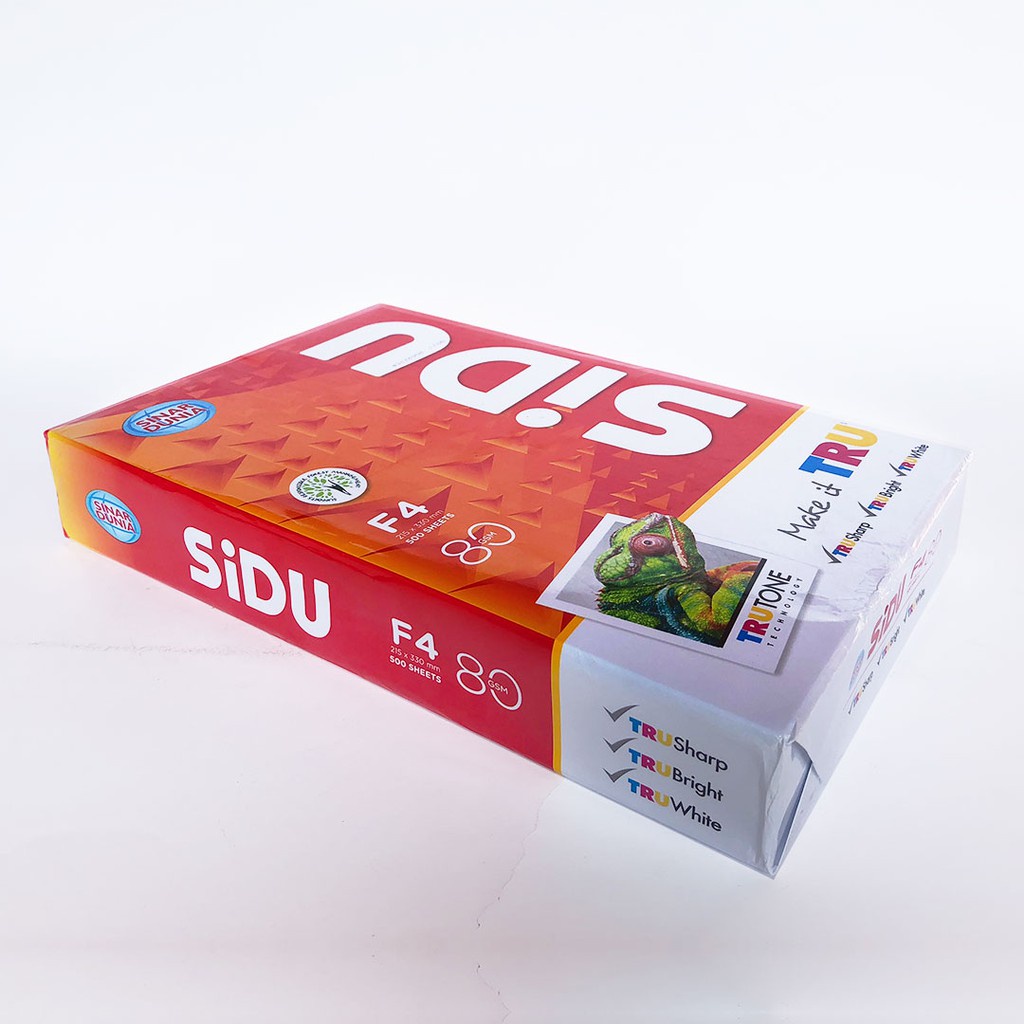 Jual KERTAS HVS F4 1 RIM / KERTAS HVS F4 80 GRAM / KERTAS HVS F4 SIDU ...