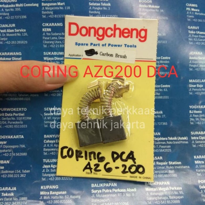 Jual carbon brush coring dca azg 200 dca - areng coring dca - spul ...