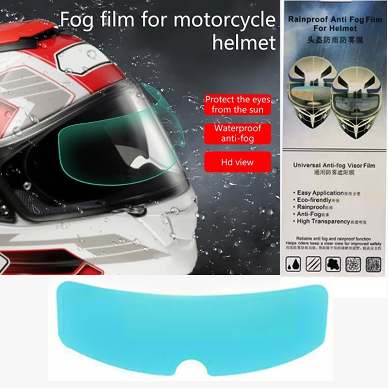Jual Anti Fog Helmet Sticker Pelindung Kaca Helm Waterproof Anti Kabut ...