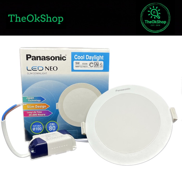 Jual Lampu Downlight LED Panel PANASONIC Neo Slim 9W 9 Watt IB Inbow | Shopee Indonesia