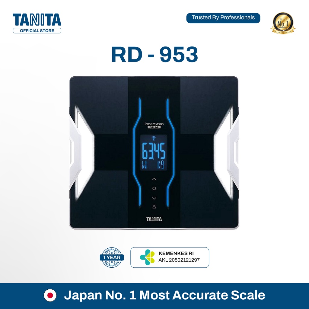 Jual TANITA RD-953 Timbangan Badan Digital BMI with Bluetooth 9 in 1 | Shopee Indonesia