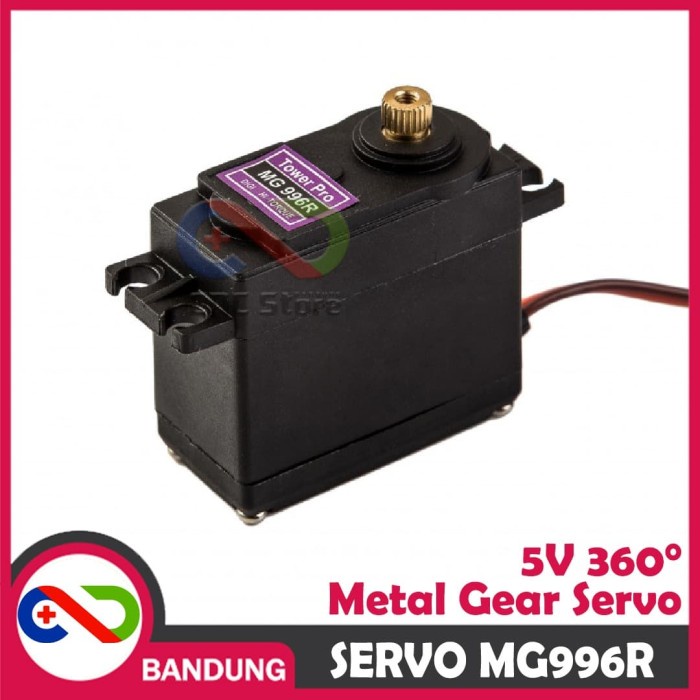 Jual MOTOR SERVO MG996R MG996 METAL GEAR 360 DEGREE CONTINUOUS | Shopee ...