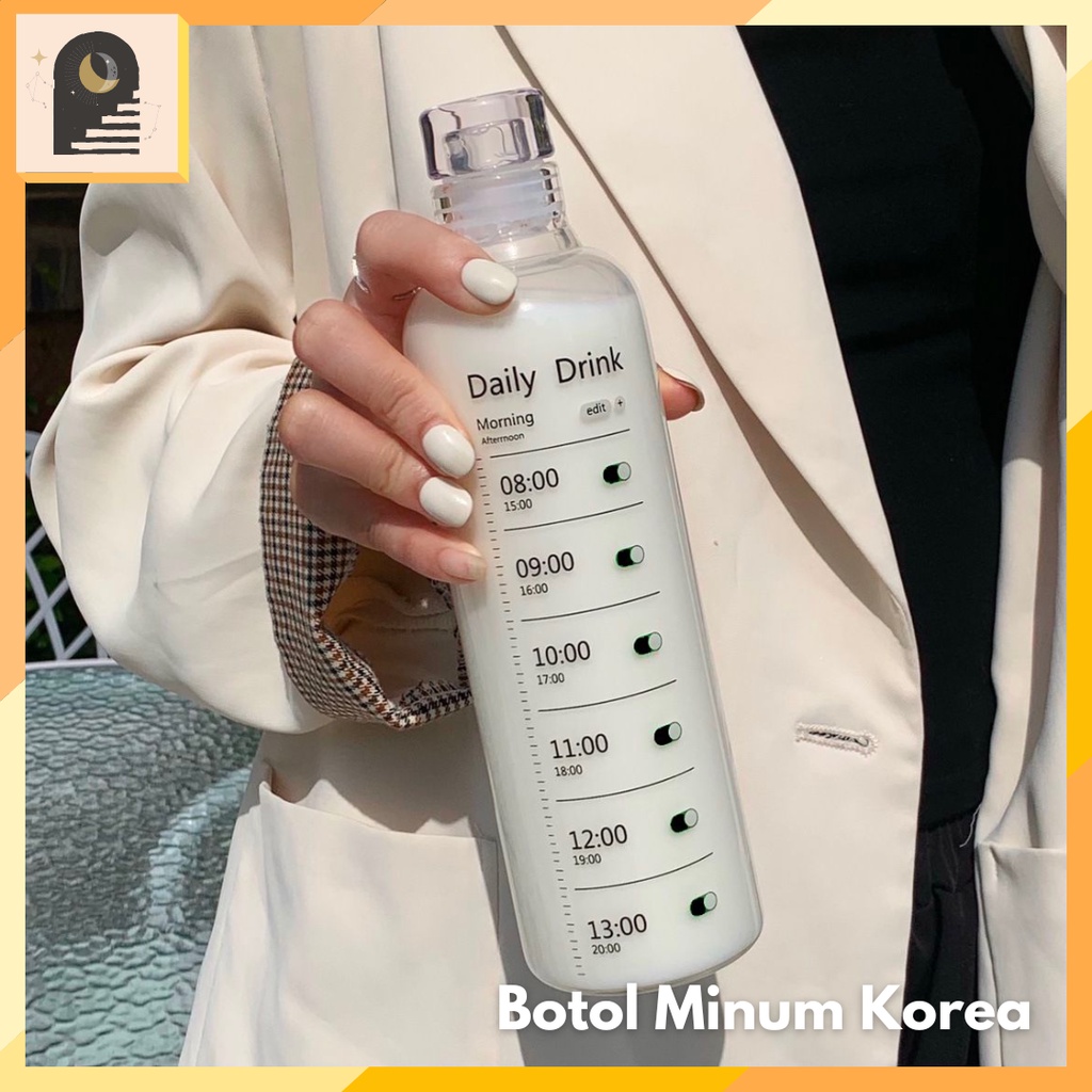 Jual Either.id - Botol Minum Aesthetic Water Bottle Botol Bening ...