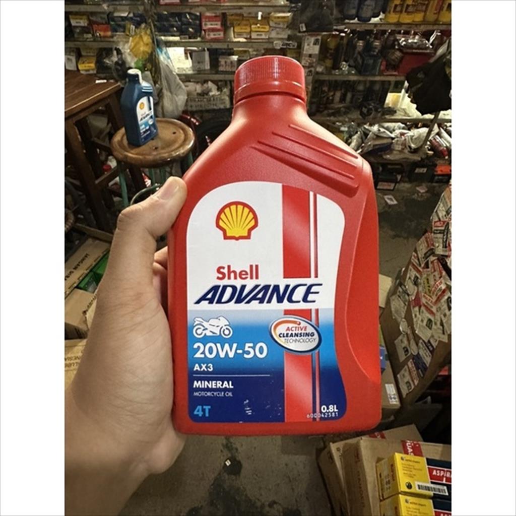 Jual oli shell ax3 4t 20w-50 800ml cocok untuk motor 4tak lama shogun ...