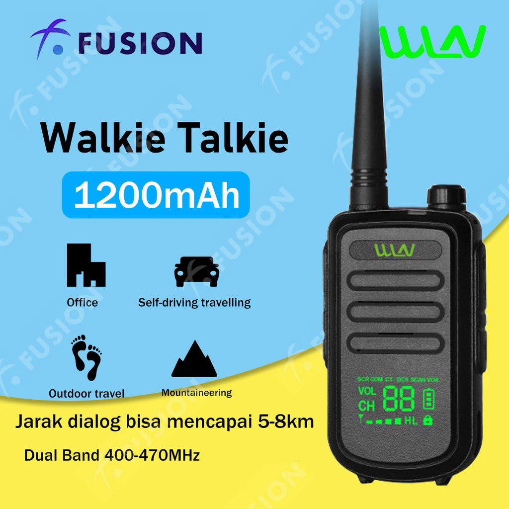 Jual HT WLN KD C100, KD-C100 C 100 UHF PAKET STANDART HT WLN KD-C100U ...