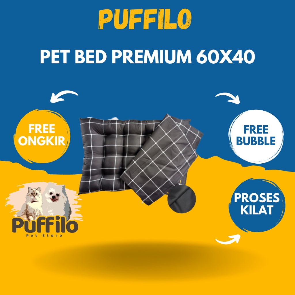 Jual PET BED PREMIUM / KASUR MATRAS ANJING KUCING ANTI AIR 60X 40CM ...