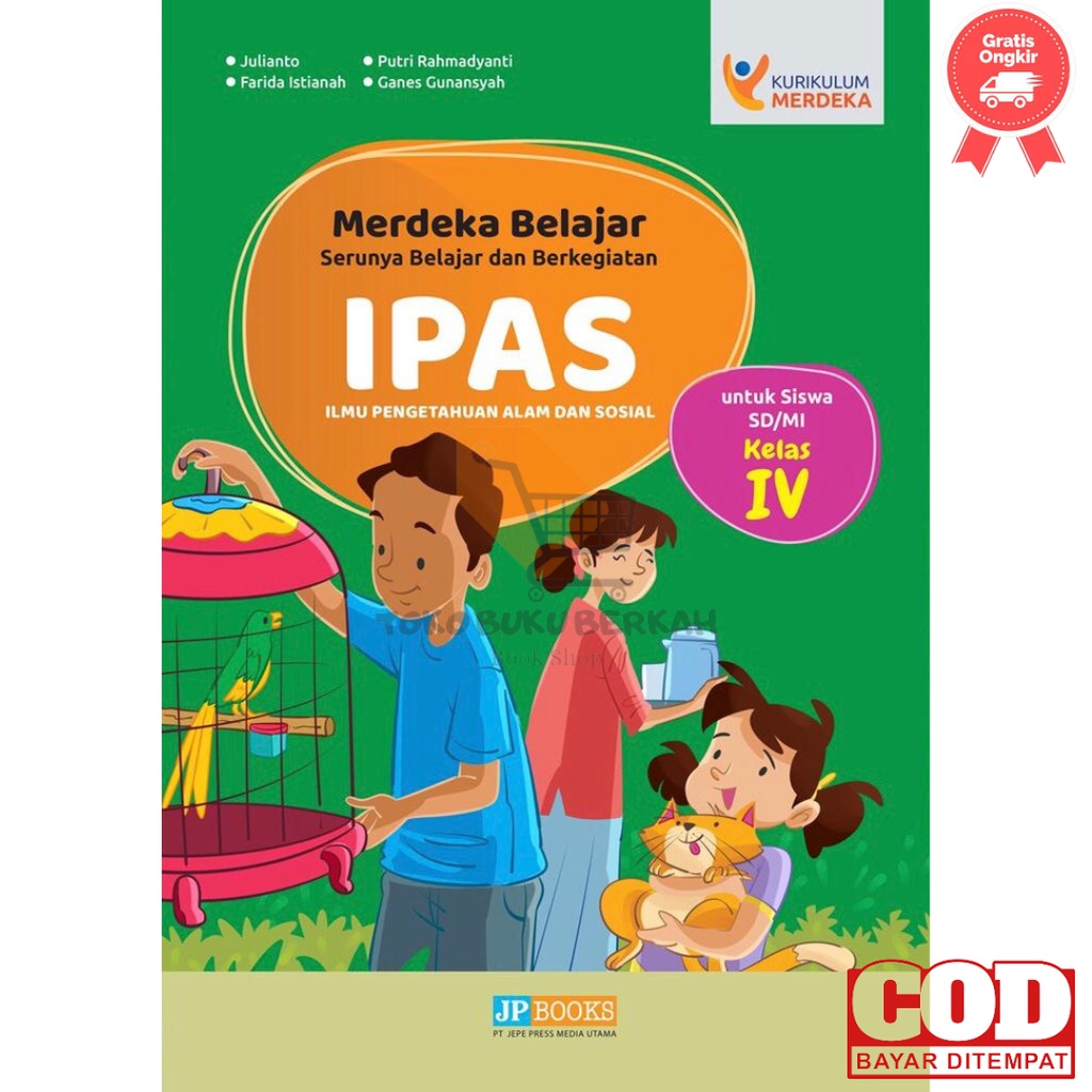 Jual JP Books Kurmer Buku Pendamping IPAS Kelas 1 2 3 4 5 6 SD/MI | Shopee Indonesia