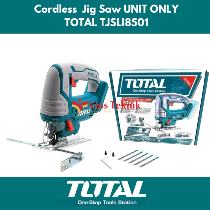Jual mesin gergaji jigsaw TOTAL TJSLI8501 jig saw bateraI cordless 20V ...