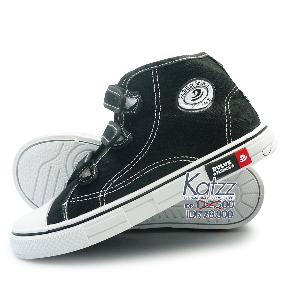 Jual Katzz - Sepatu Warna Hitam Putih Uk 30 - 34 / Sepatu Prepet Unisex ...