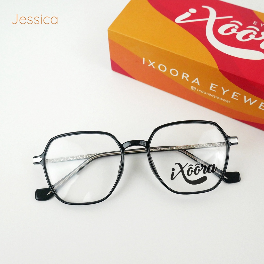Jual Frame Kacamata Anti Radiasi Ixoora Jessica Pria Wanita | Shopee Indonesia
