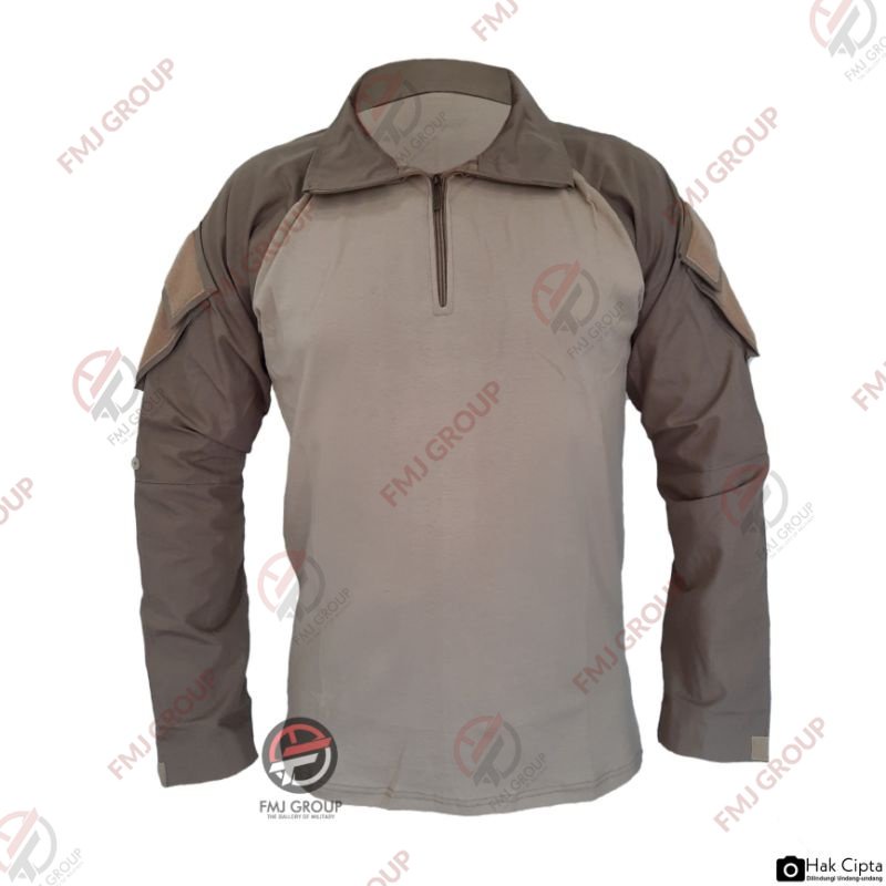Jual Kaos BDU Tactical Panjang / Combat Shirt / Kaos Tactical BDU Cream / Kaos Lapangan ...