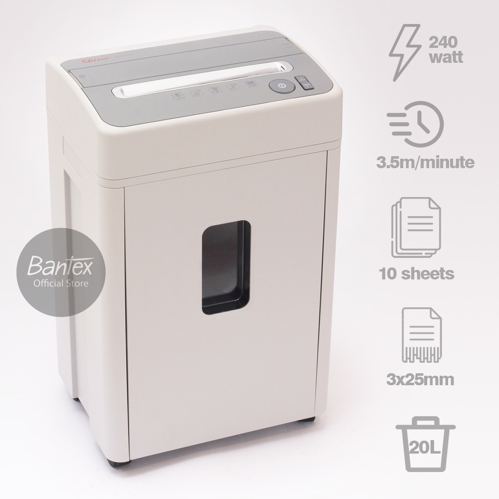 Jual [BMS Surabaya] Paper Shredder Mesin Penghancur Kertas Kapasitas 10 ...