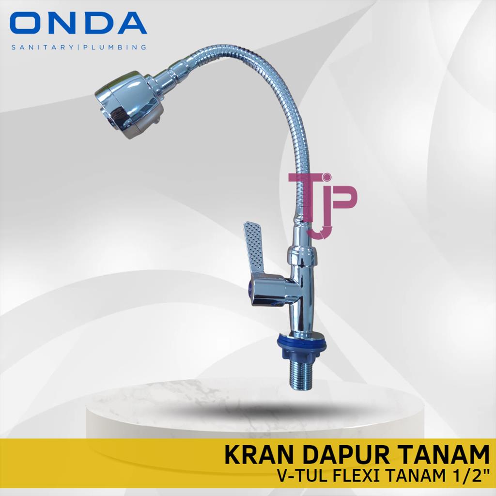 Jual ONDA KRAN DAPUR V-TUL FLEXI TANAM 1/2" | Shopee Indonesia