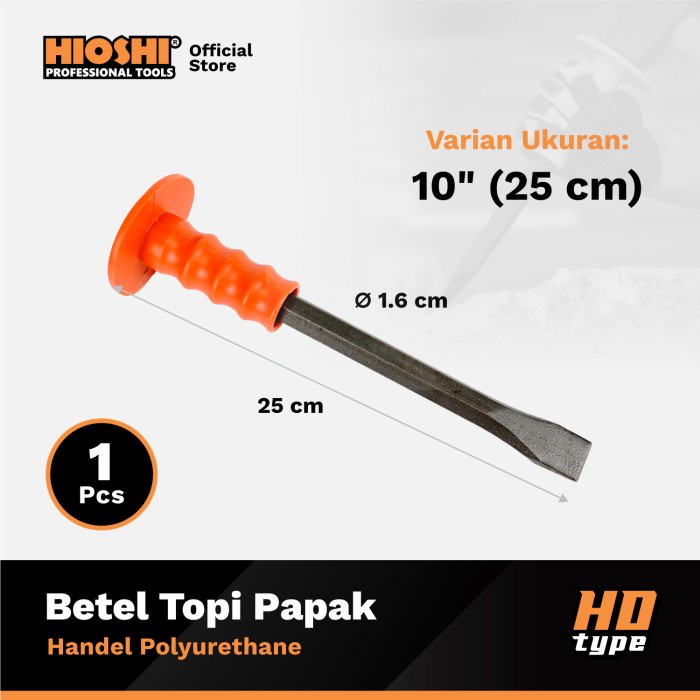 Jual HIOSHI / Betel Topi/Pahat Beton/Payung/Jumbo/Rata/Papak/ 8, 10, 12 ...