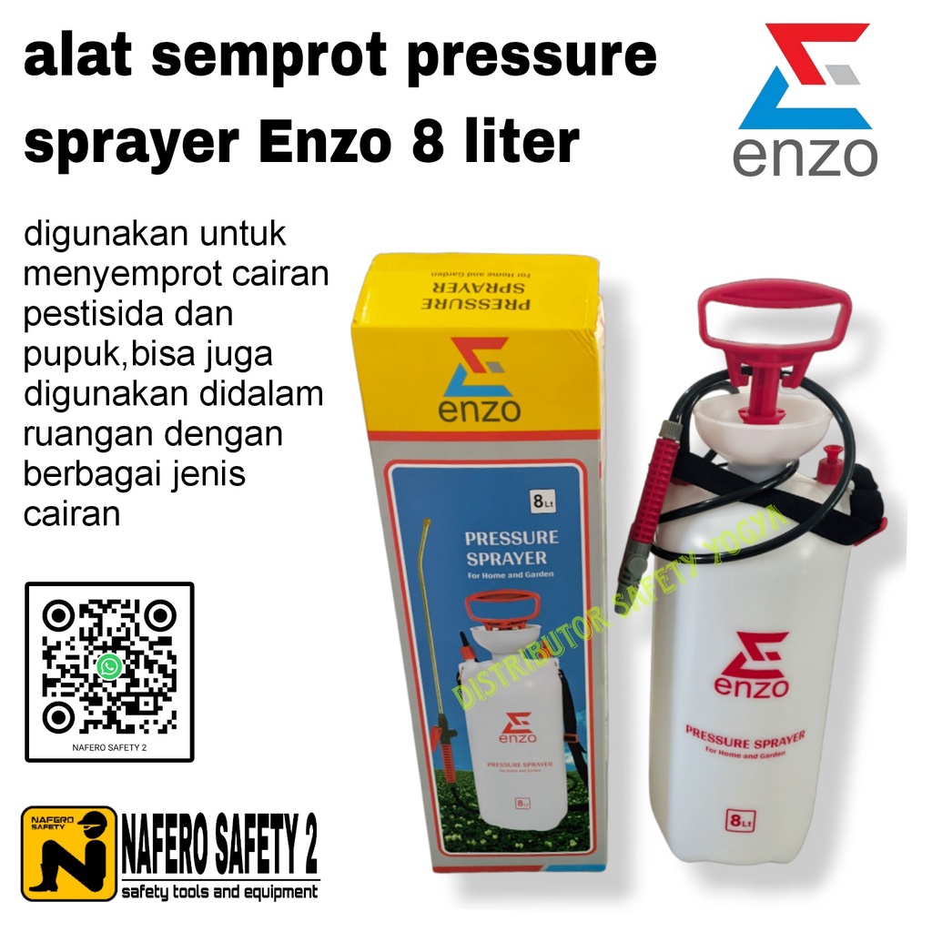 Jual alat semprot Pressure Sprayer enzo 8 Liter -Alat Penyemprot Taman ...