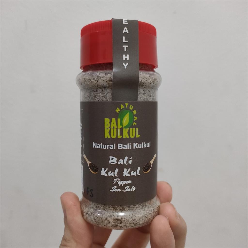 Jual Bali Kulkul - Black Pepper Sea Salt kemasan shaker 100g ( Garam ...