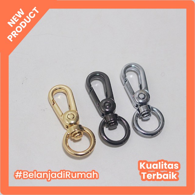 Jual Aksesoris Tas B001685/ Cantelan Kew Kew / Pengait ID Card / Ring ...