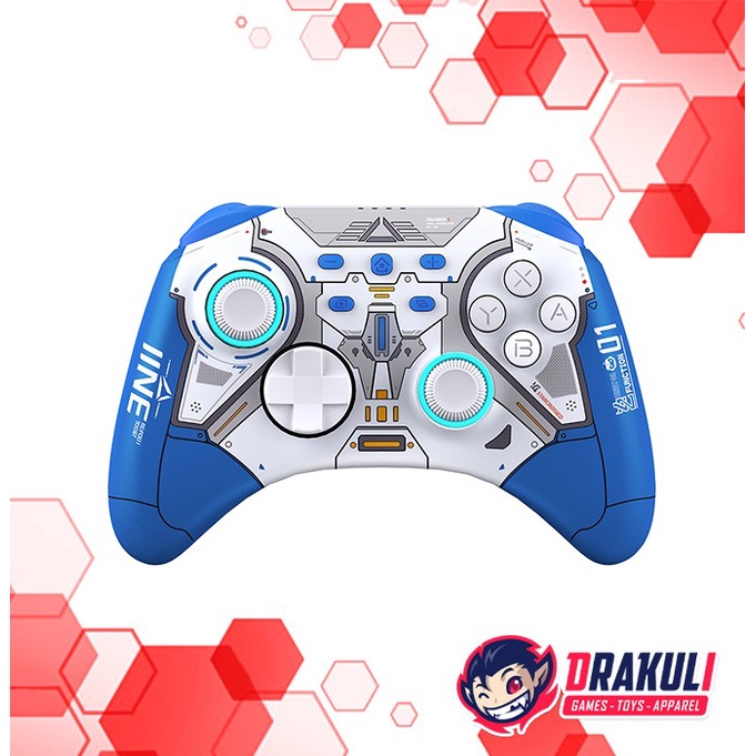 Jual Switch IINE Ares Mecha Wireless Pro Controller Mecha Blue | Shopee ...