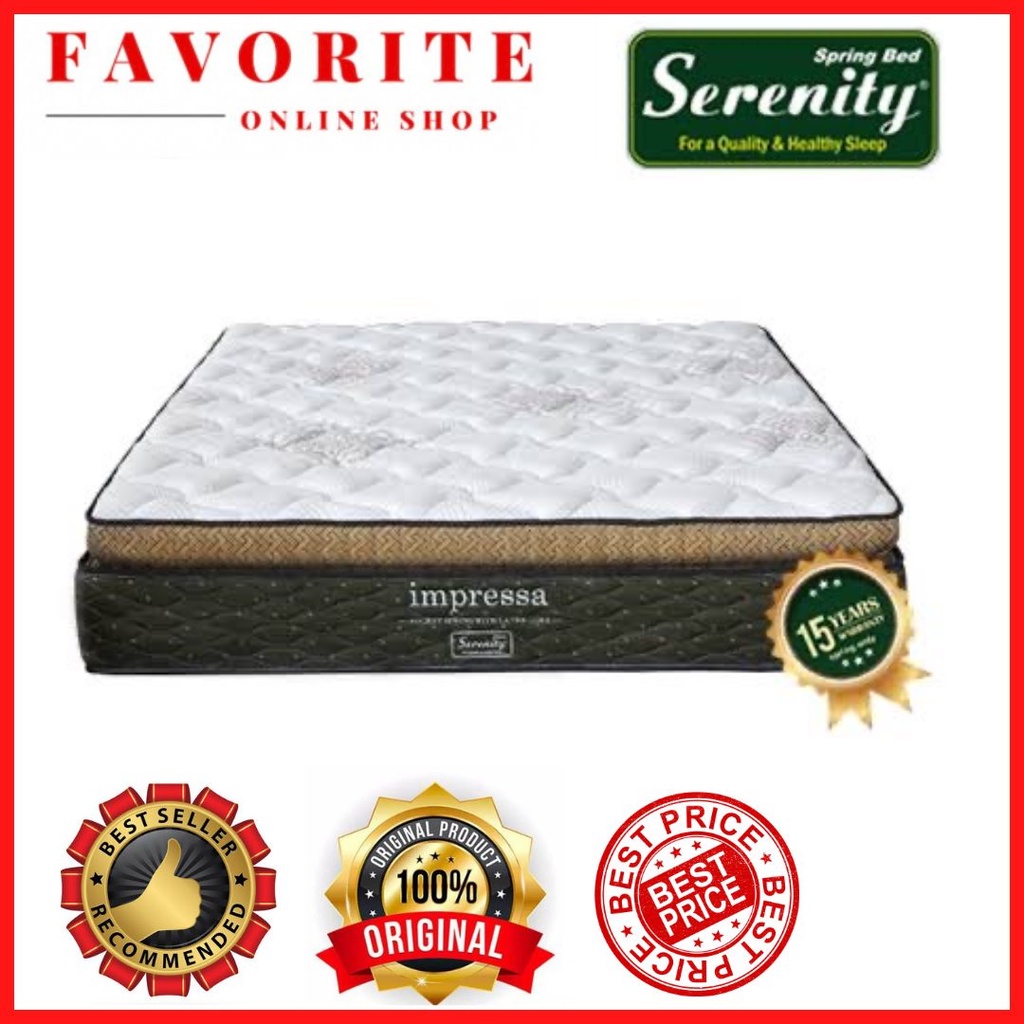 Jual SERENITY SPRING BED POCKET (HANYA KASUR AJA) SPRING BED SERENITY ...