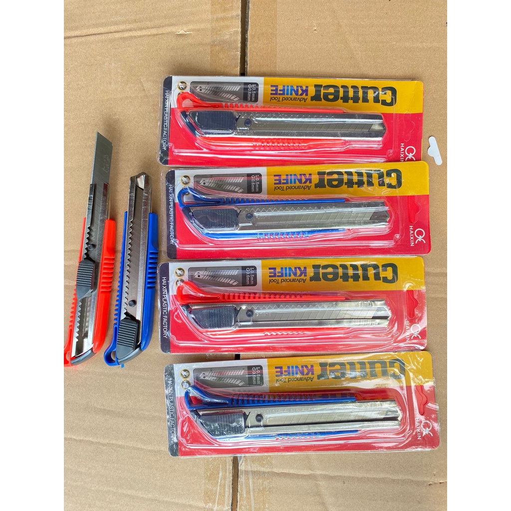 Jual Cutter Besi Potong Kertas Lakban Kardus Serbaguba HAIXIN Murah ...