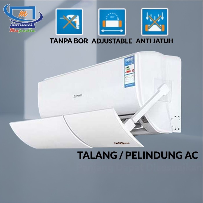 Jual Talang AC Penahan Penghalang Reflektor Cover Angin AC Universal ...