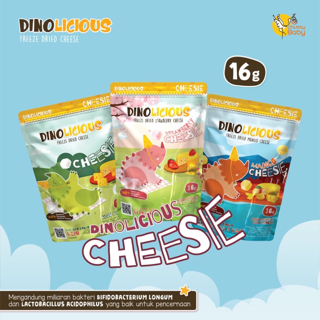 Jual Dinolicious Cheesie - Cheese & Fruit Cube | Snack Bayi | Shopee ...