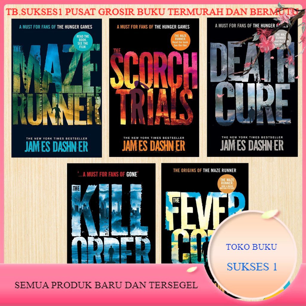 Jual (English) The Maze Runner Series James Dashner (Scorch Trial ...