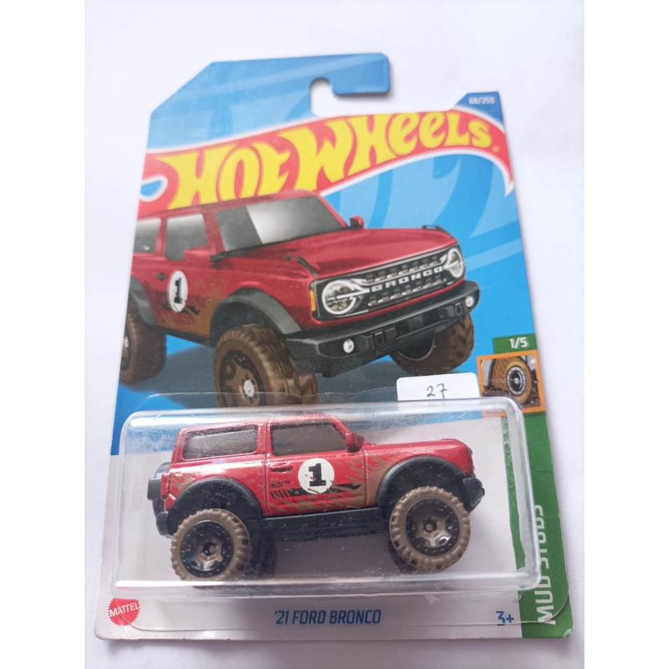 Jual Hot Wheels - 21 Ford Bronco Red Mud Studs | Shopee Indonesia