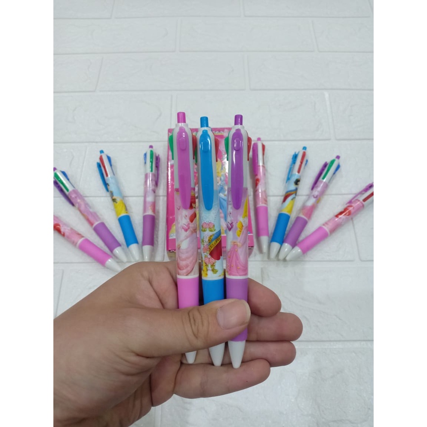 Jual BOLPEN CETEK 4 WARNA / PEN / PULPEN 4 WARNA FANCY KARAKTER (SATUAN ...