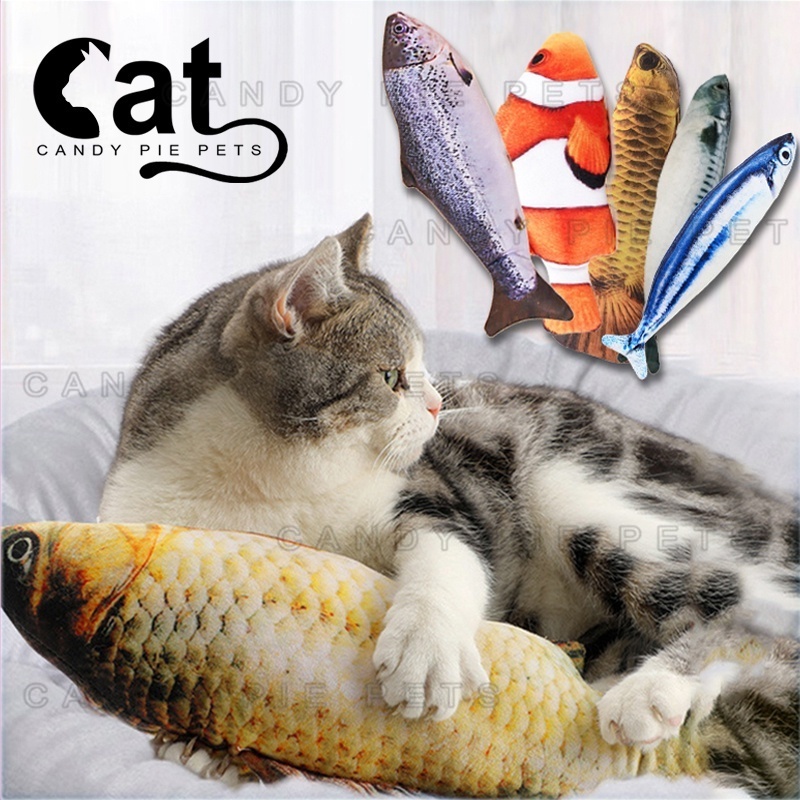 Jual Ikan Mainan Kucing Catnip Ikan Kucing Mainan Kucing Mainan Gigit ...