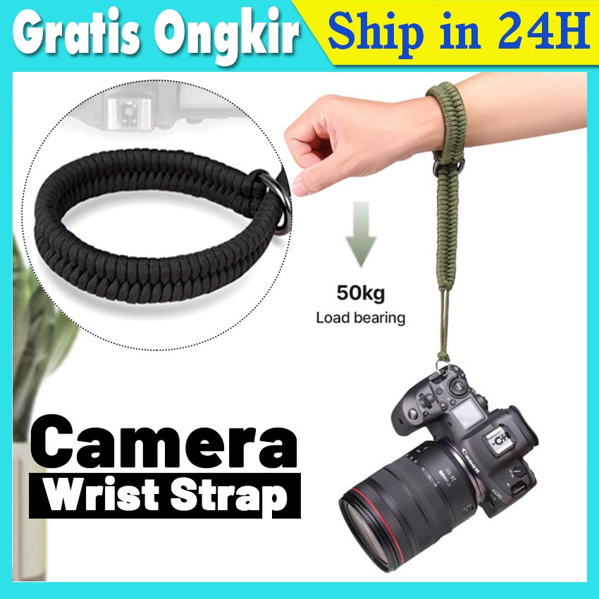 Jual Tali Tangan Hand Strap Paracord Kamera DSLR Desain Gelang Camera ...