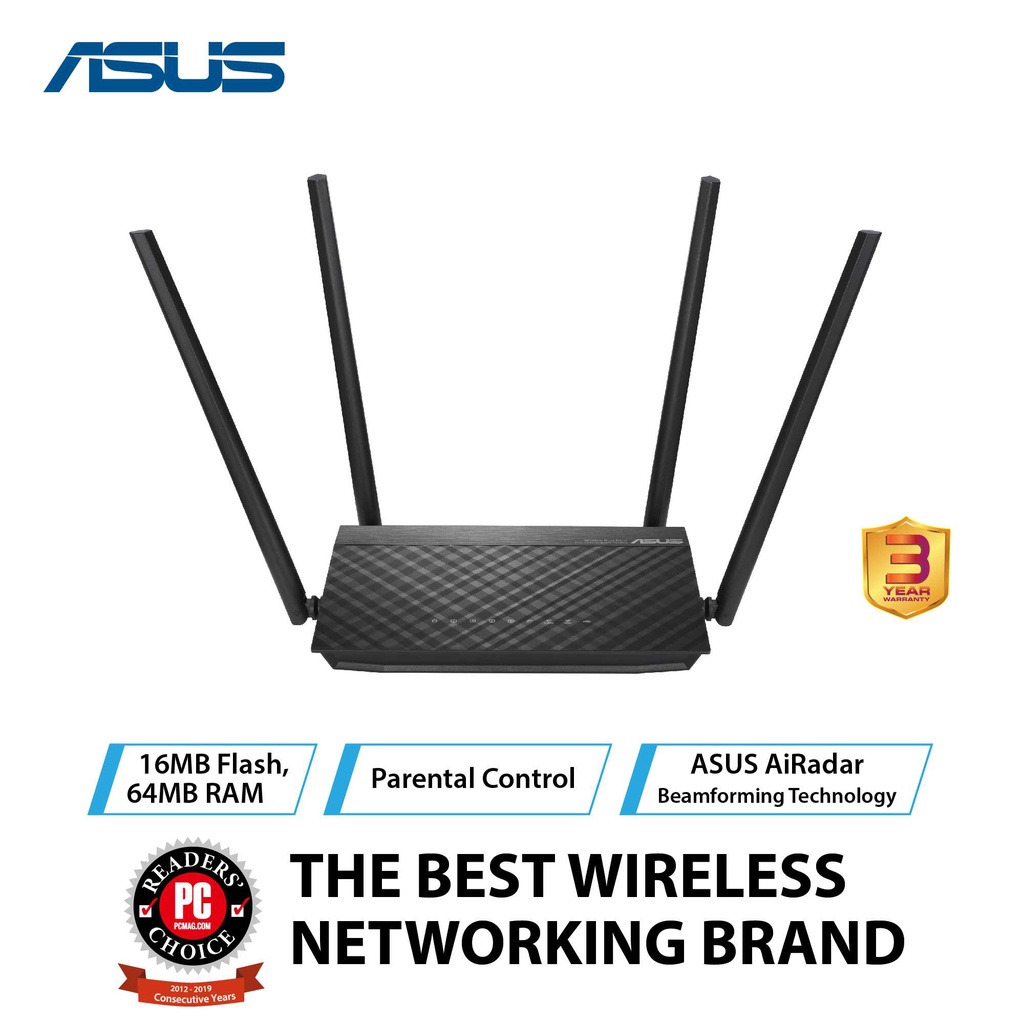 Jual ASUS RT-AC750L Wi-Fi Router with four high-performance antennas ...