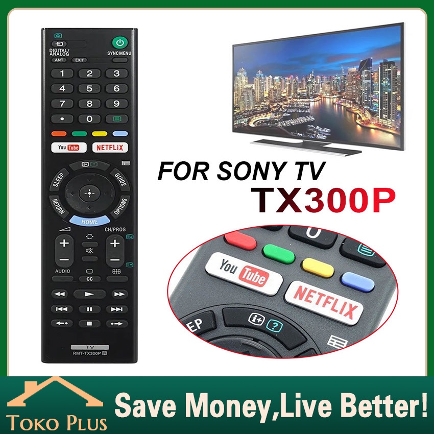 Jual REMOTE REMOT TV SONY SMART TV/SONY BRAVIA /LED/LCD/3D YOUTUBE NETFLIX / REMOT TV SONY ...