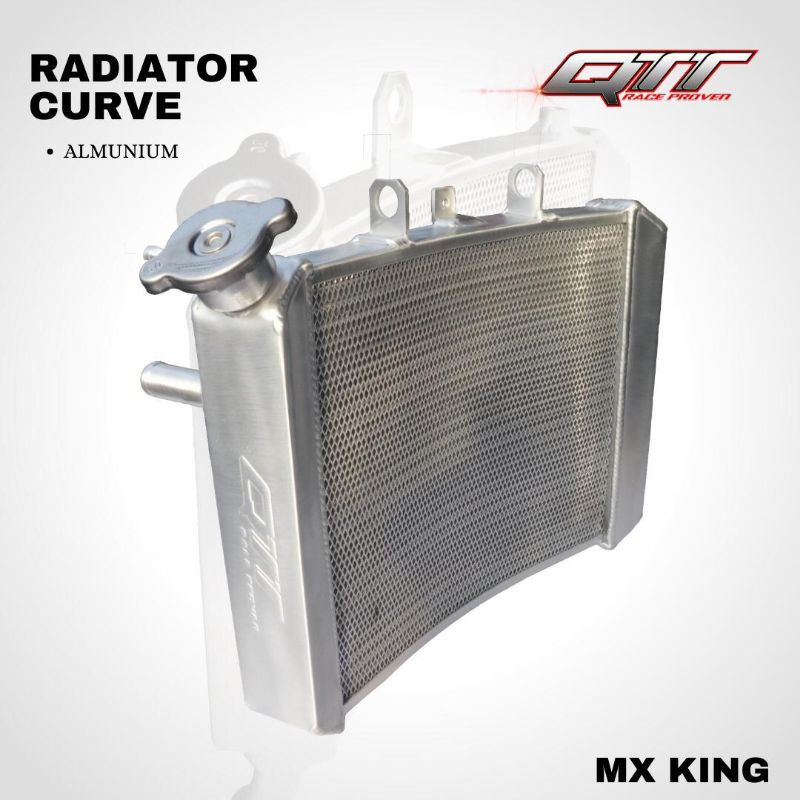 Jual RADIATOR BIG VOLUME MX KING QTT RACING RADIATOR ALMU MODEL CURVE ...