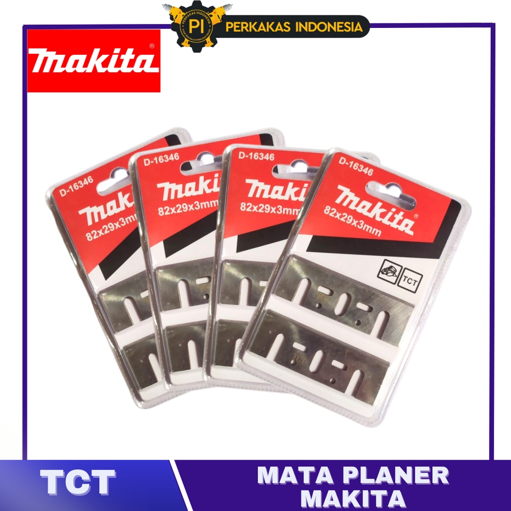 Jual Mata Planer Makita Maktec HSS Planer Blade 82mm SET Baja Besi Mata ...